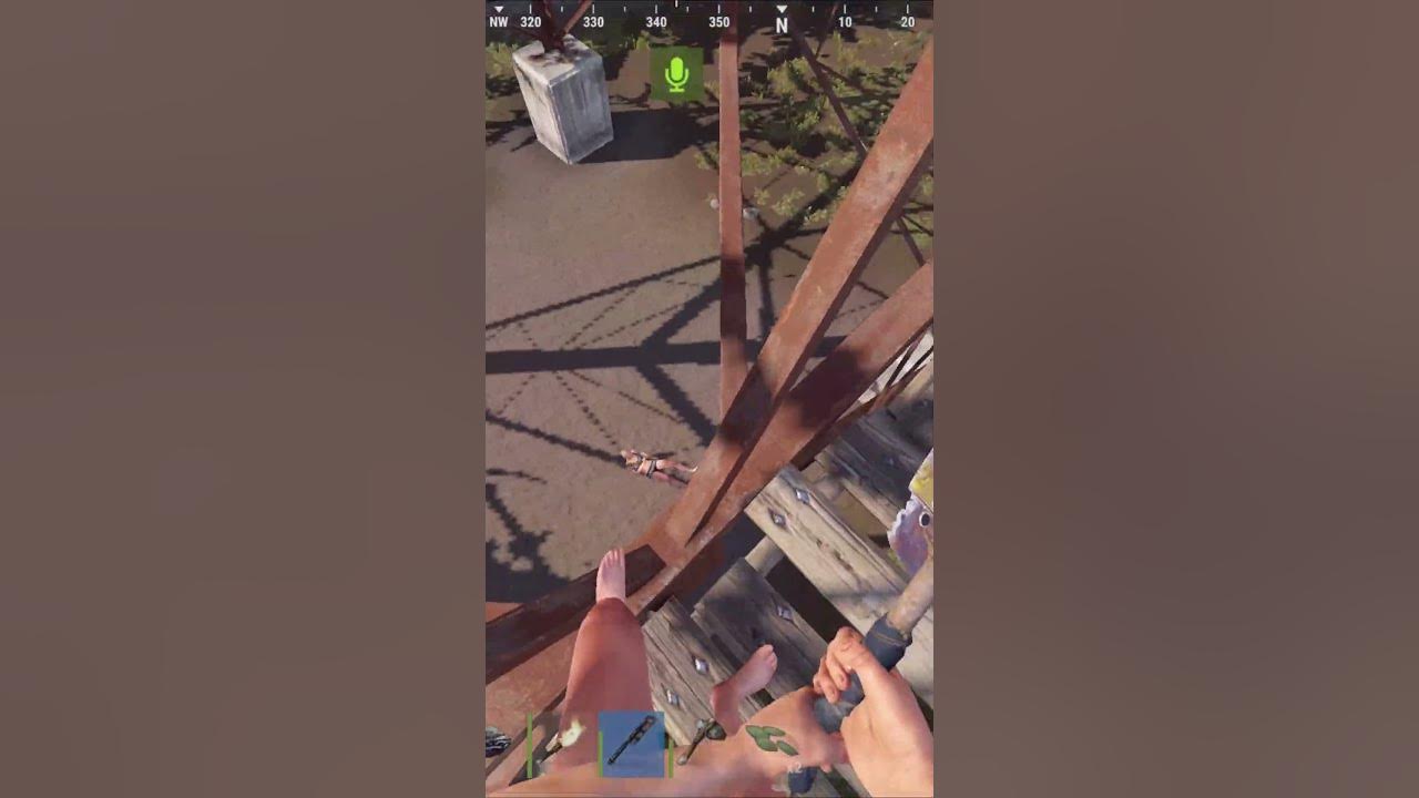 Rust Ladder Catastrophe: Unbelievable Panic, Shocking Fall! - YouTube