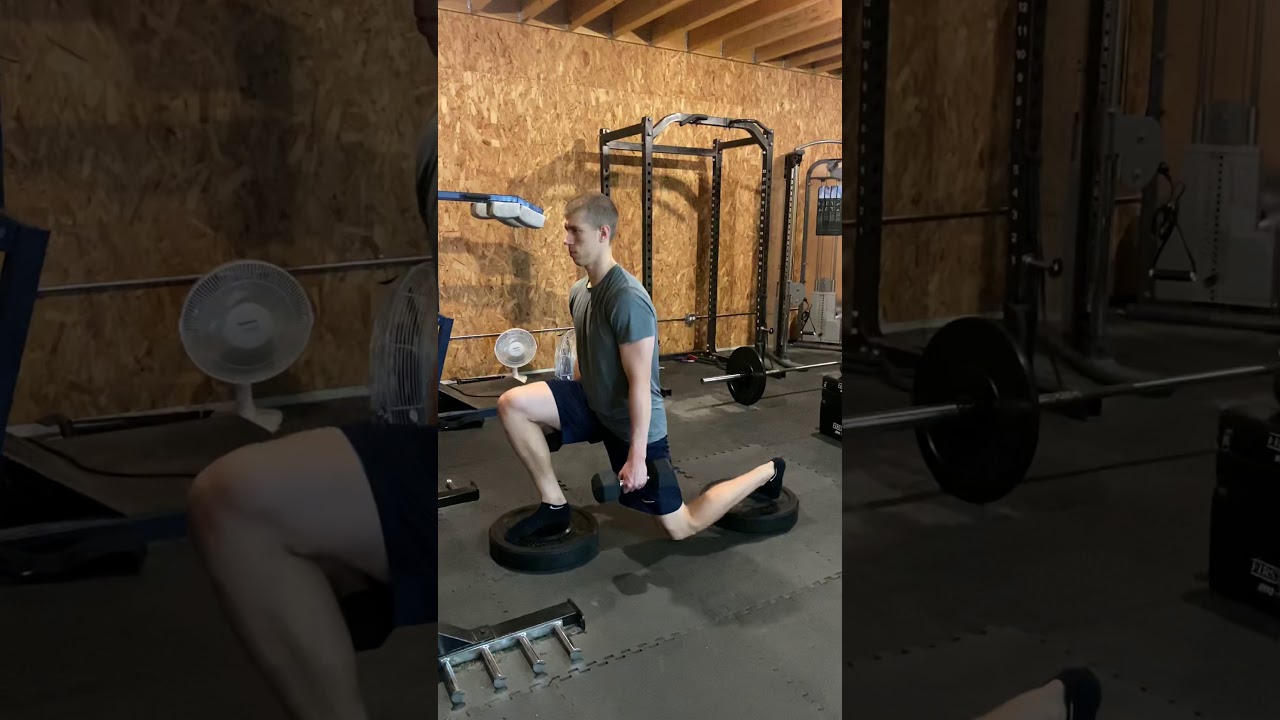 Deficit Split Squat - YouTube