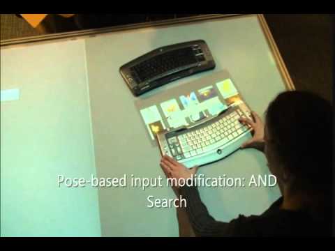 Augmenting Interactive Tables with Mice and Keyboards - YouTube