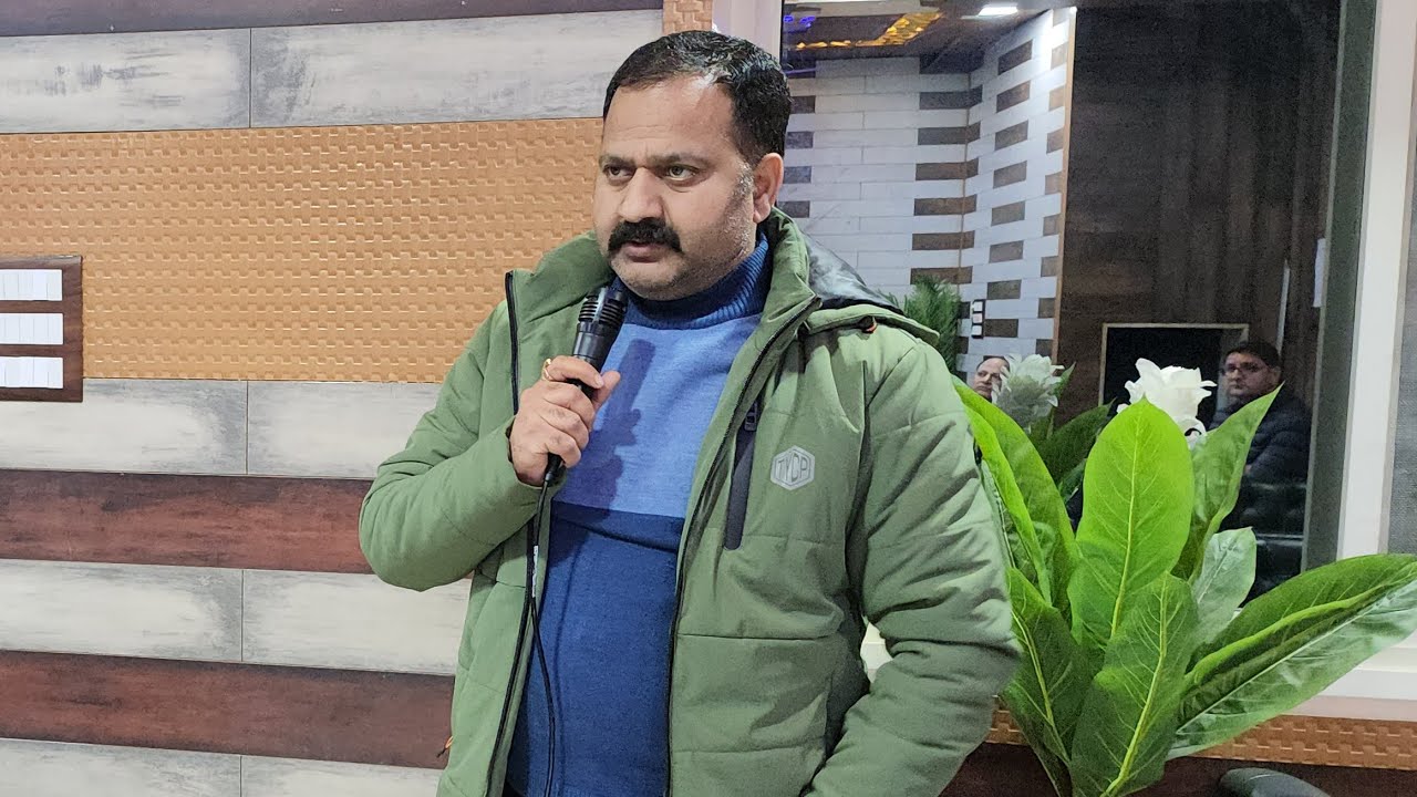 Kishori Lal Sharma(KAS) speaking during farewell party organised by ...