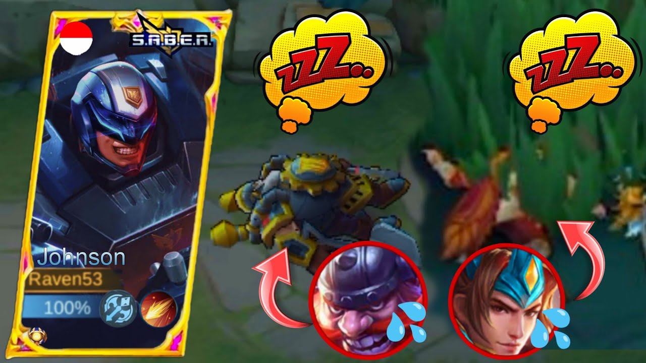 JOHNSON MAGE TORTURES FRANCO AND ZILONG🔥| BEST BUILD JOHNSON MAGE 2023 ...