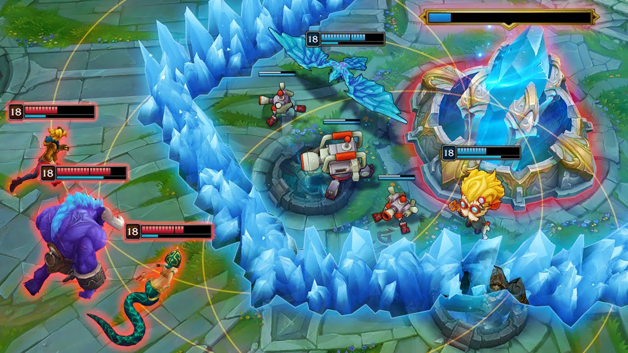 20 Minutes "PERFECT BASE DEFENSE" in League of Legends - YouTube