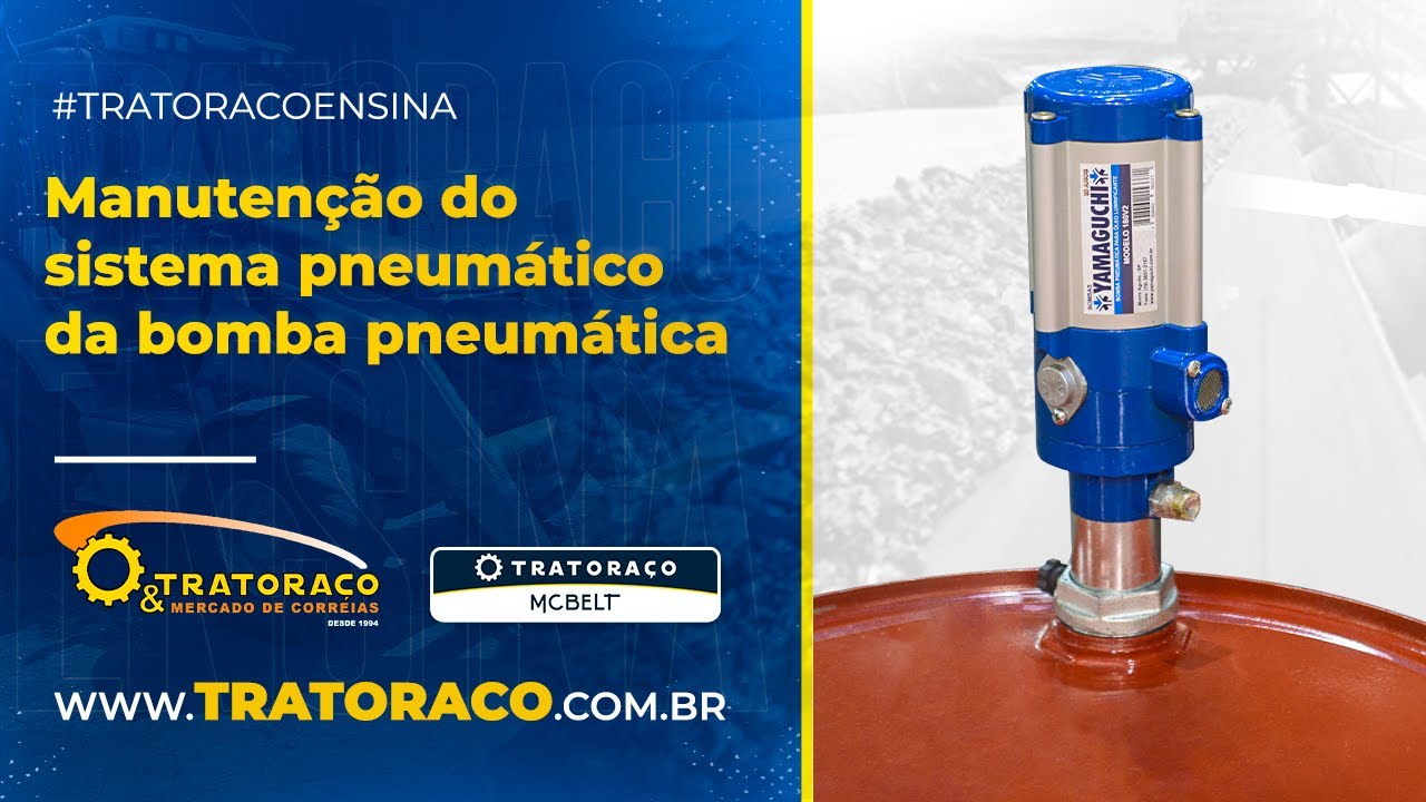 Manutenção do sistema pneumático da bomba pneumática (todos os modelos ...