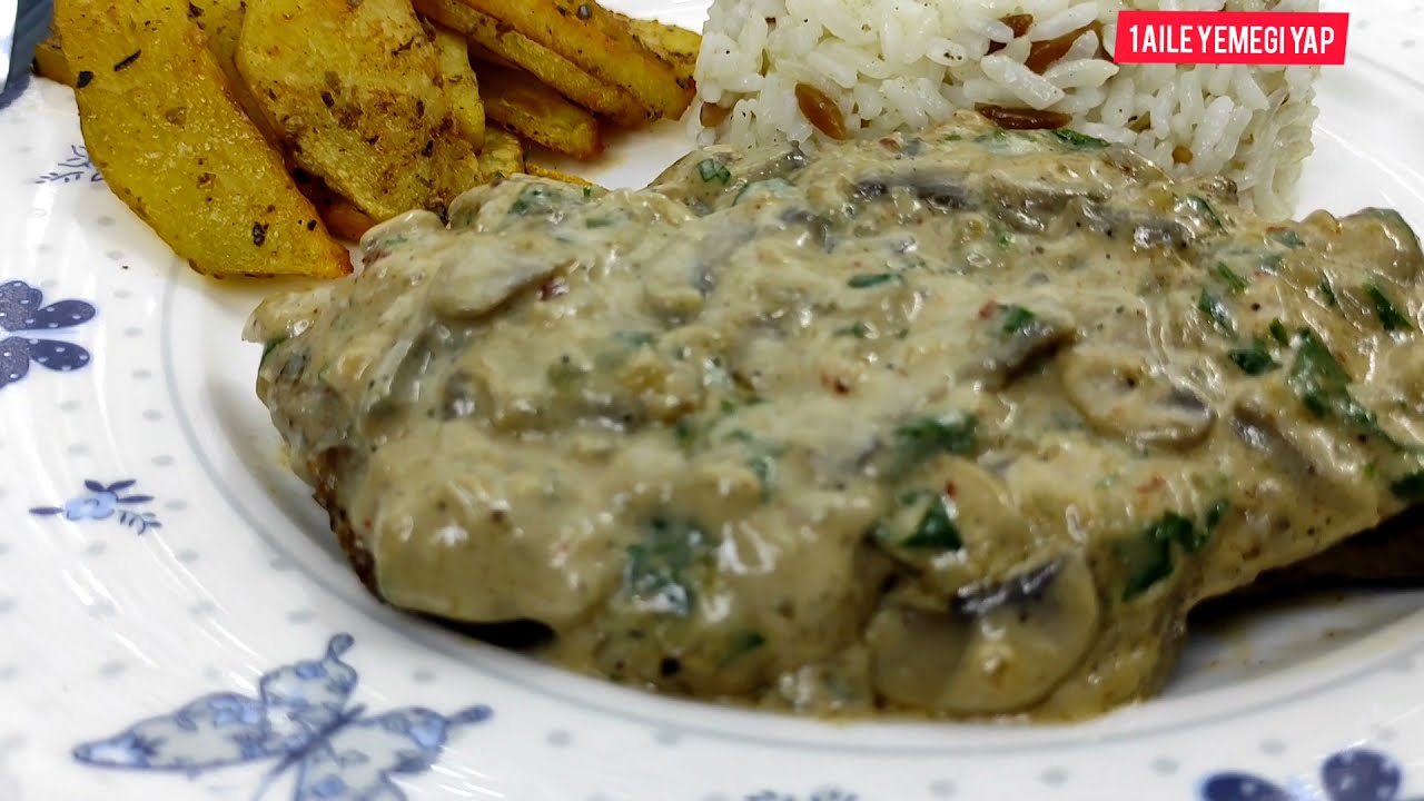 Mantar Soslu Bonfile Tarifi Nasıl Yapılır / Izgarada soslu Bonfile ...