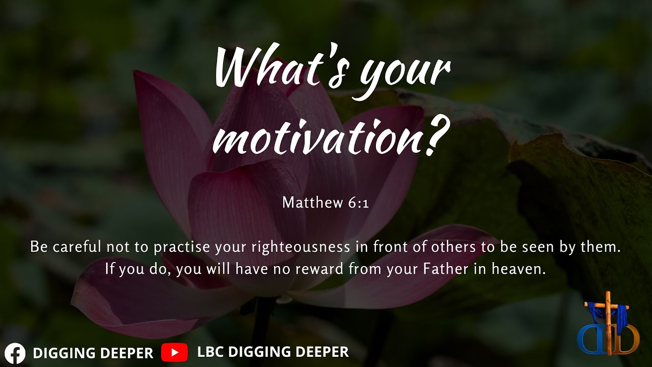 Dr. Sipho Zondi // What's your motivation? | Matthew 6:1 - YouTube