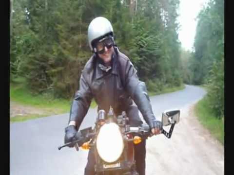 Cafe Racer Kawasaki KZ 550 Z 550 F Unitrack - YouTube