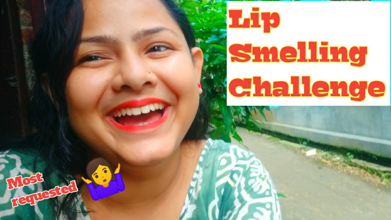 Lip Smelling Challenge Part2😂😁/Very😜funny/Most requested video🤷‍♀️ ...