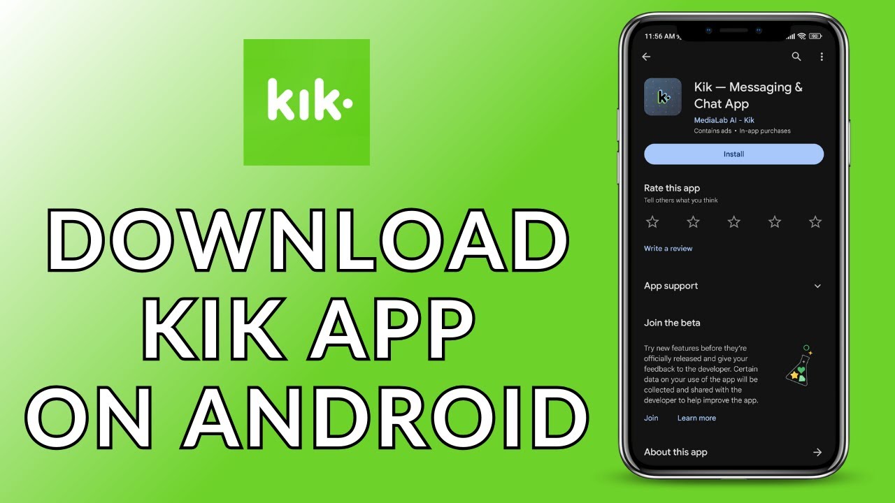 How to Download KIK App on Your Android Phone: Install KIK App - YouTube