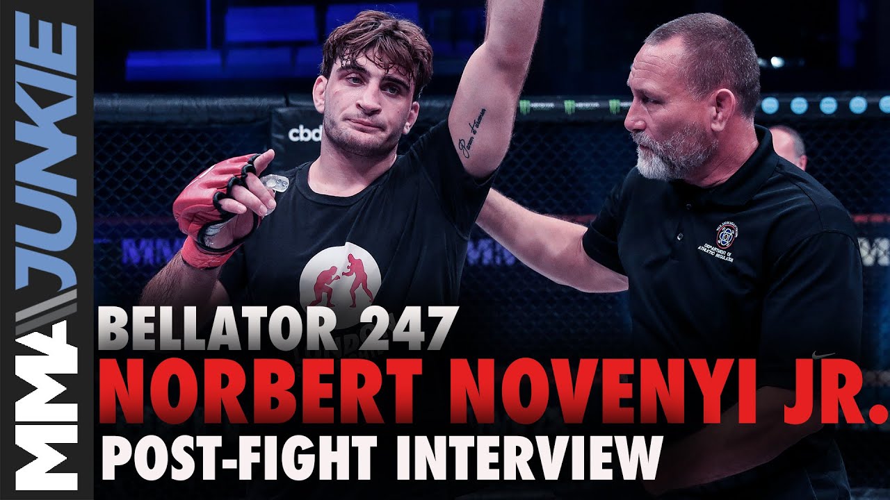 Norbert Novenyi Jr. disappointed despite submission victory at Bellator ...