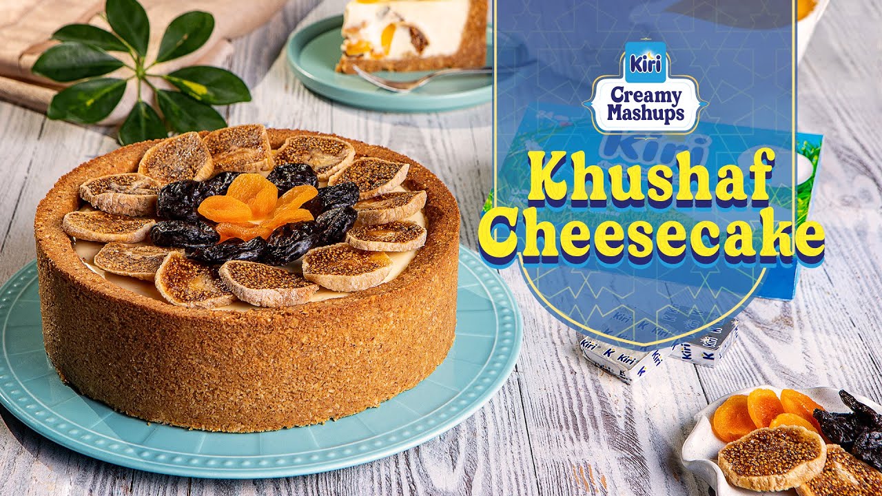 Khushaf Cheesecake Recipe – Kiri’s Creamy Twist On Dried Fruits - YouTube