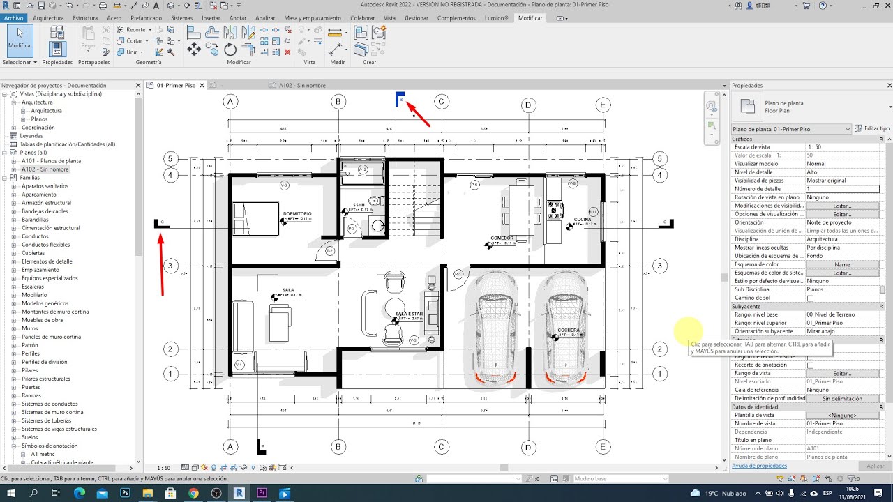 Editar símbolo de sección en Revit - YouTube