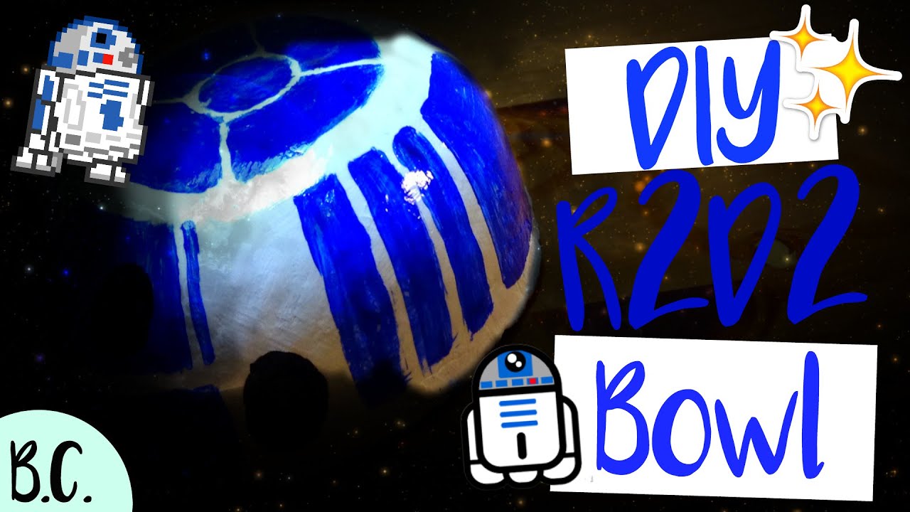 R2D2 DIY clay bowl tutorial|BookClan - YouTube