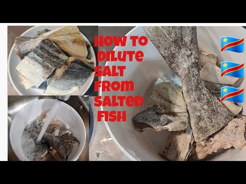 How do remove salt form the salted Fish/Congolese Style. - YouTube