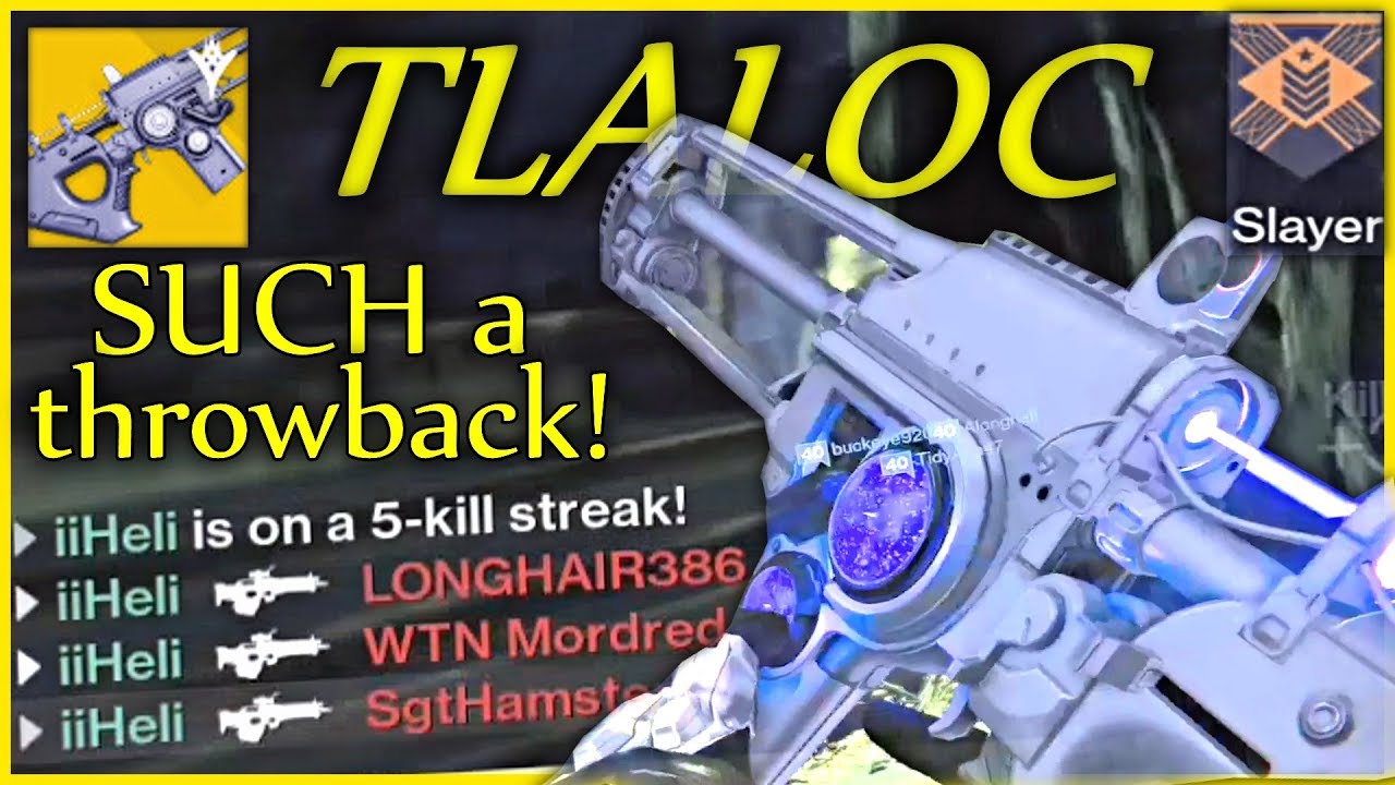 Remember The Tlaloc? SO MUCH NOSTALGIA! (Destiny 1 Exotic Scout Rifle ...