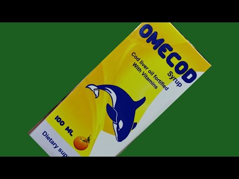 أرخص شراب كبد الحوت فيتامين A وفيتامين D3 و اوميجا3 بطعم البرتقال - YouTube