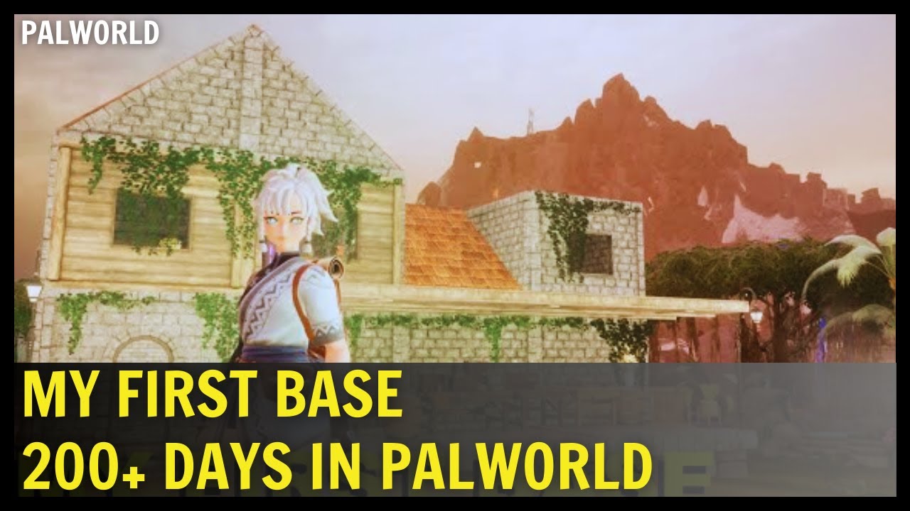 PALWORLD - MY FIRST Base Tour (200+ Days) - YouTube