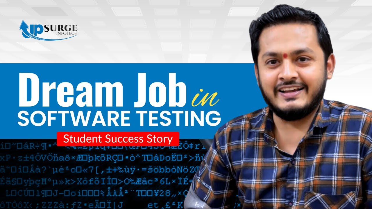 Dream Job in Software Testing | Student Success Story - YouTube