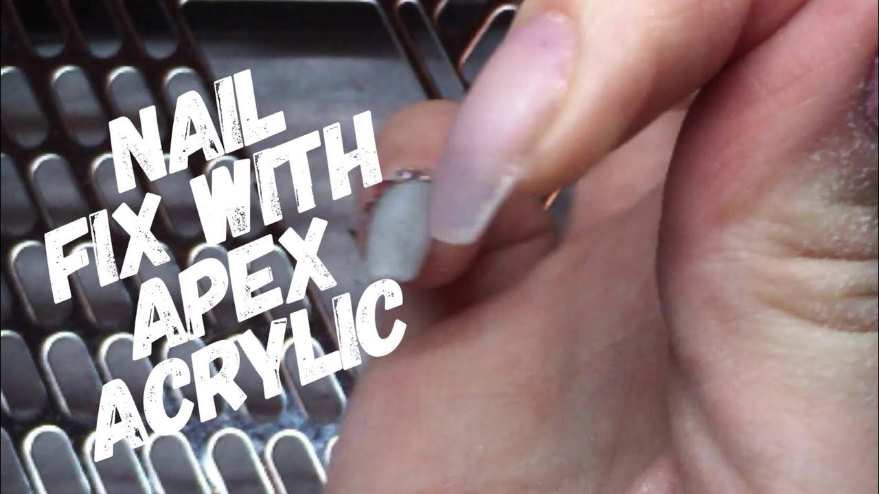 How to apply a nail tip Correctly | Nail Fix with Light Elegance Apex ...