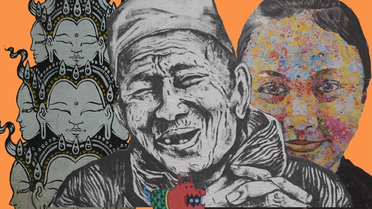 Dancing murals of patan - YouTube