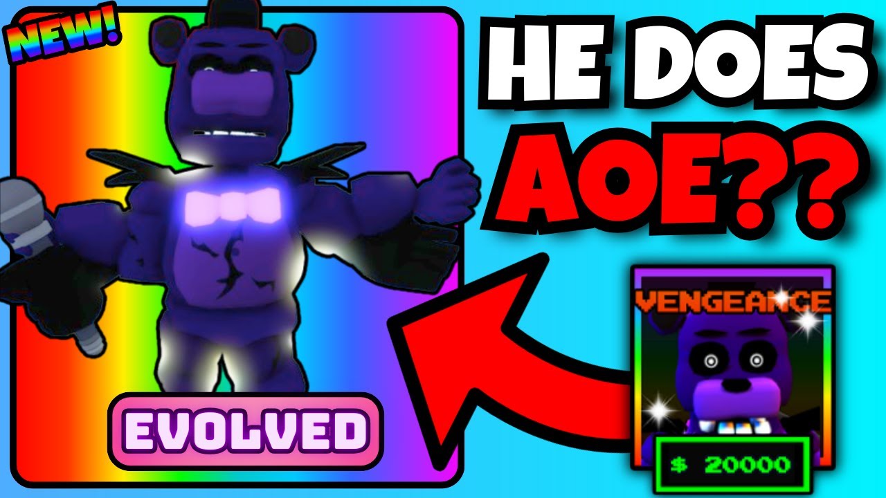 EVOLVED SHINY WRAITH FREDDY IS SO OP! (Five Nights TD) - YouTube