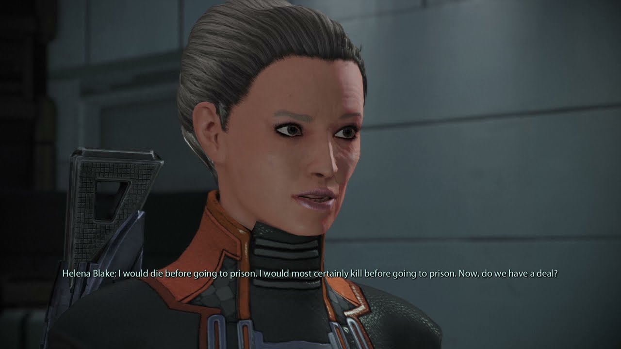 Mass Effect 1 Legendary Edition Shepard Makes Helena Blake Disband The ...