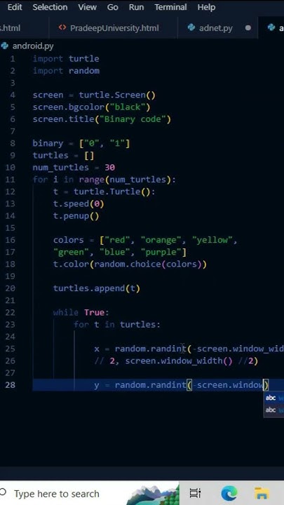 #pradeepuniversity #python #coding - YouTube
