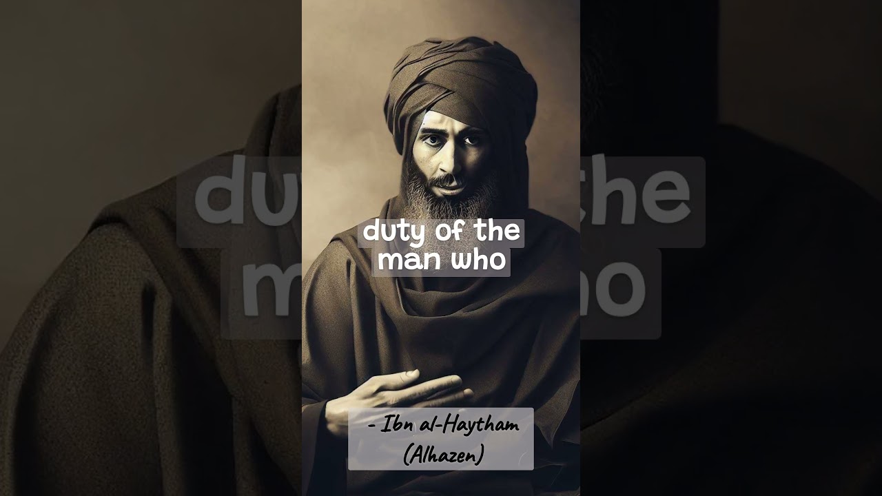 Ibn Al Haytham Quotes Muslim ScientistS. Ppt Download