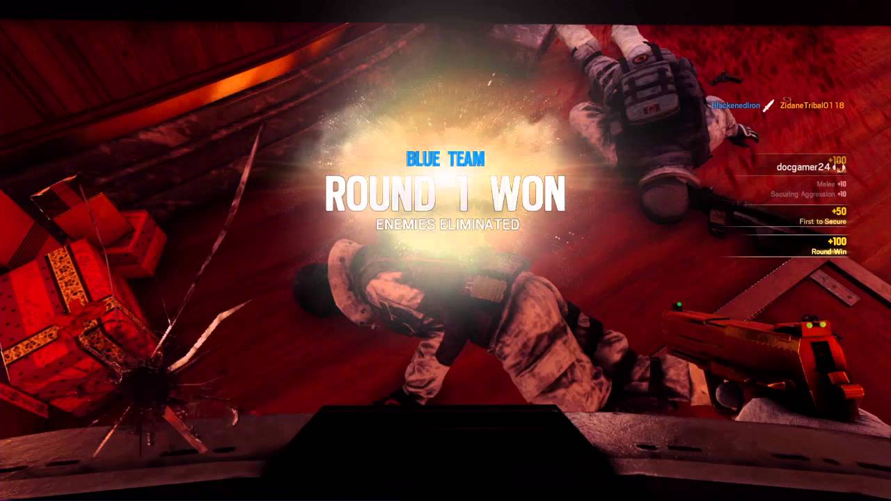 Tom Clancy's Rainbow Six Siege: Shield Melee Round Win - YouTube