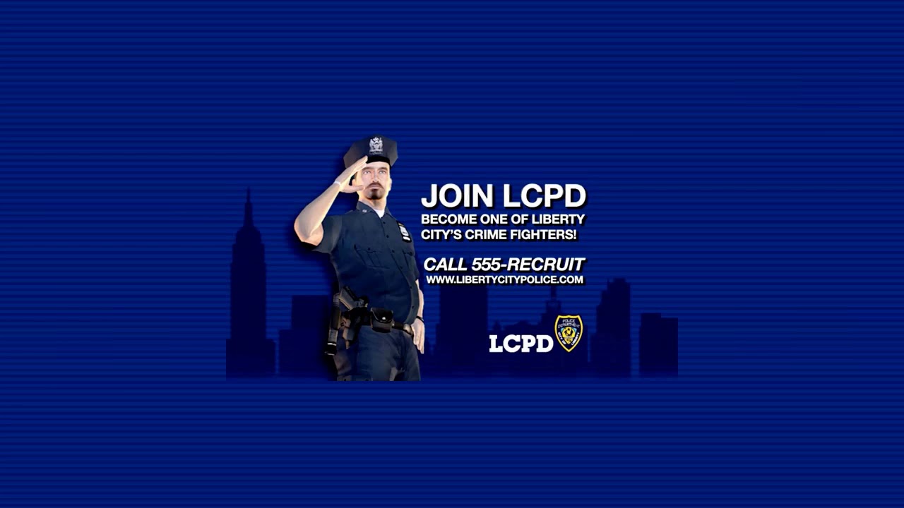 Grand Theft Auto IV - LCPD Recruitment (Full Music) - YouTube
