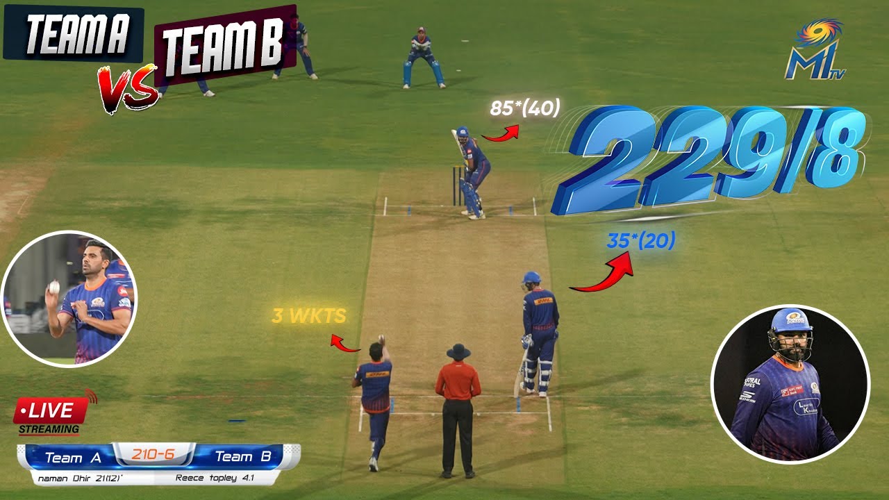 IPL 2025 : Mumbai Indians Practice Match Video 2025 before LSG vs MI ...