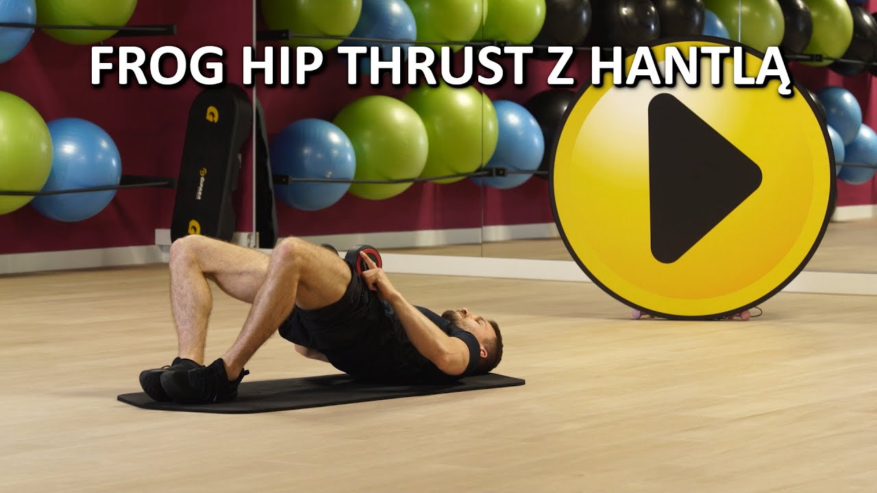 Frog hip thrust z hantlą - YouTube
