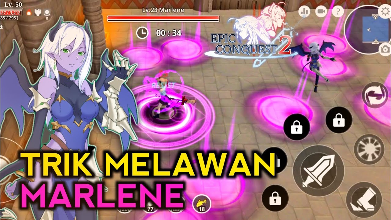 TRIK MELAWAN MARLENE || Epic Conquest 2 - YouTube