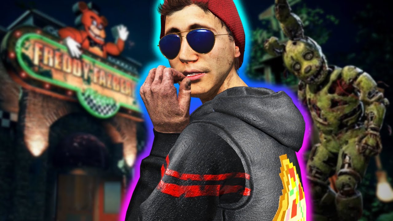Pizza Dwight 🍕 auf Freddy Fazbear's Pizza gegen Springtrap - YouTube