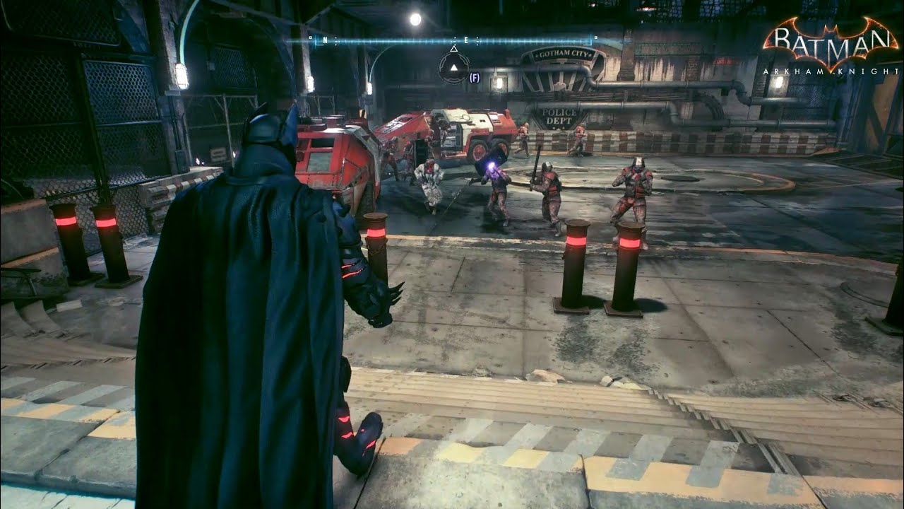 How Batman takes down 2 tanks Militia in 10 seconds! || Batman: Arkham ...
