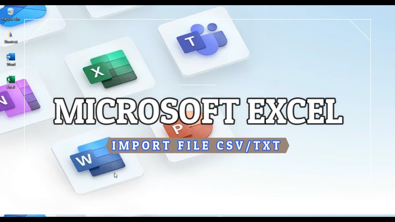 Excel Import Data TXT CSV YouTube Excel Import Data TXT CSV YouTube