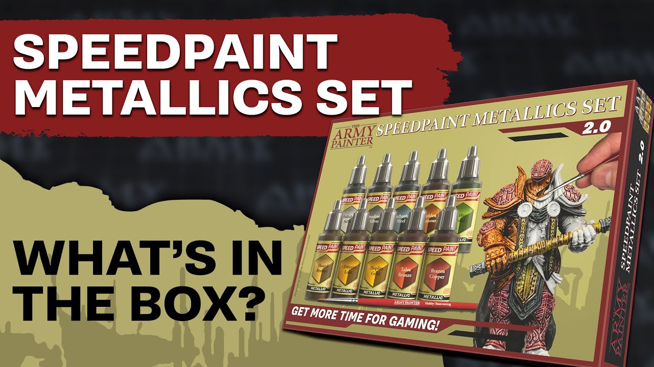 Speedpaint Metallics Set | What's in the Box? - YouTube