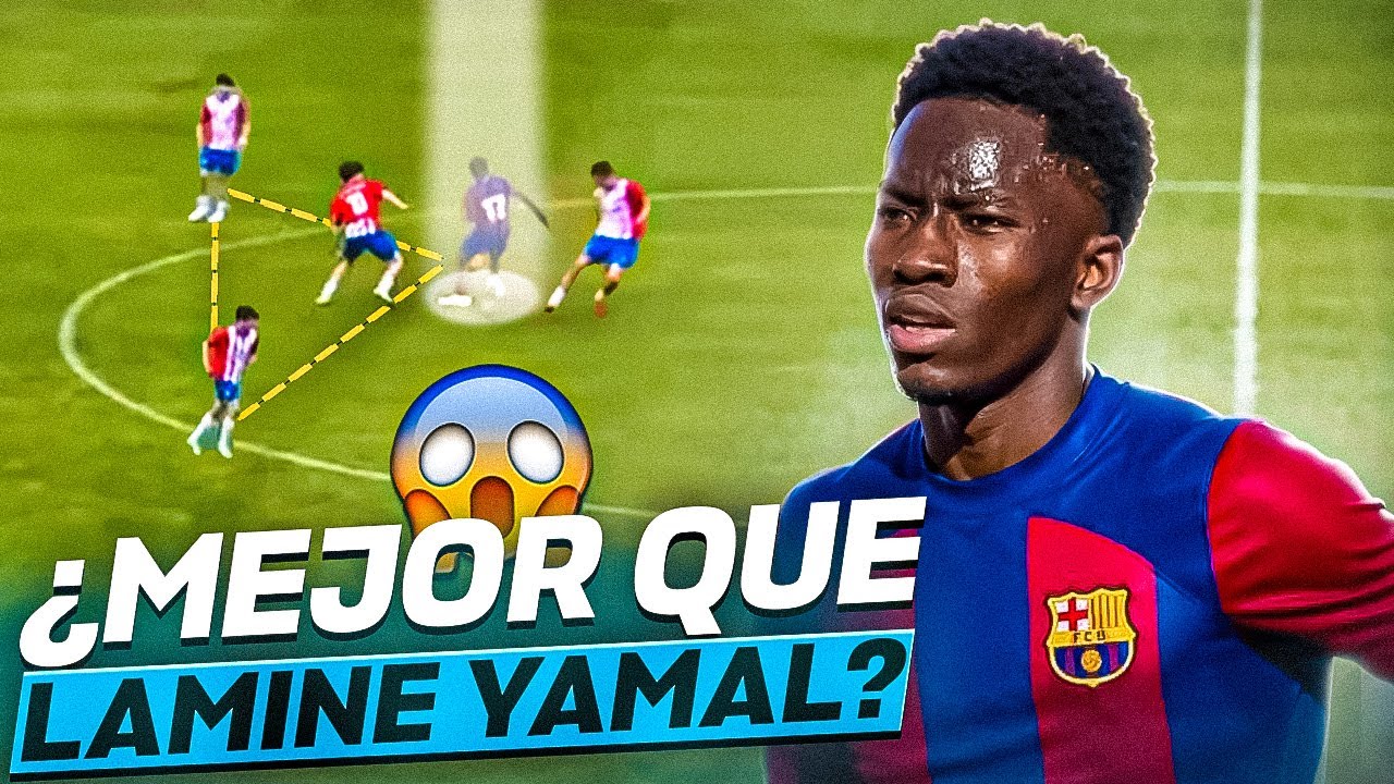 Ebrima TUNKARA una nueva bestia del BARCELONA que puede ser MEJOR que ...