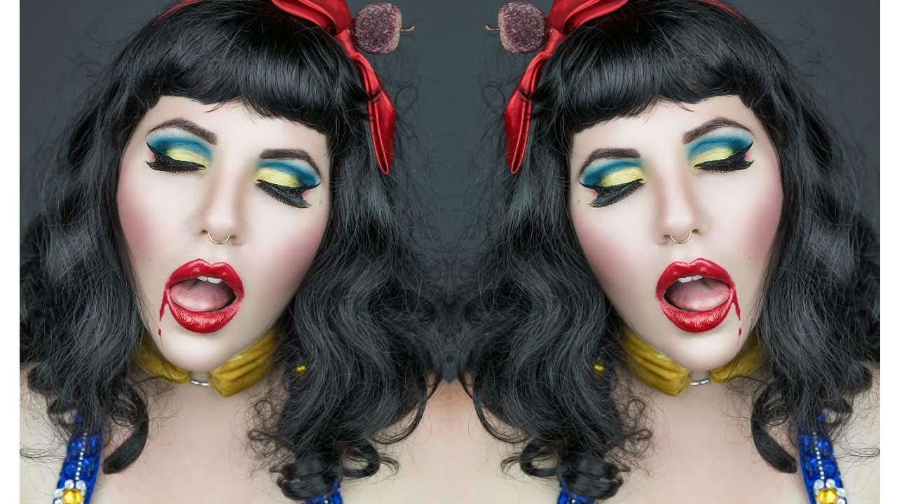 SNOW WHITE Make-up Tutorial Beauty Make-up Voice over - YouTube