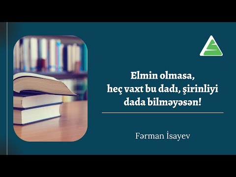 Elmin olmasa, heç vaxt bu dadı, şirinliyi dada bilməyəsən! | Fərman İsayev
