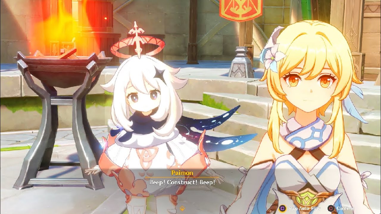 Paimon is a Robot That Traveler Created | Full HD Cutscenes Only [Jap Dub] - YouTube