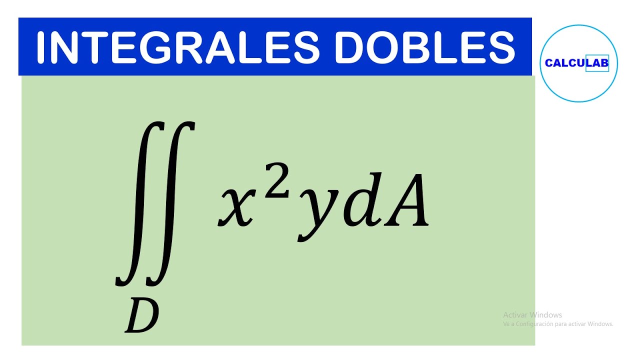 CÁLCULO DE LAS INTEGRALES DOBLES USANDO COORDENADAS POLARES EJERCICIO 3 ...