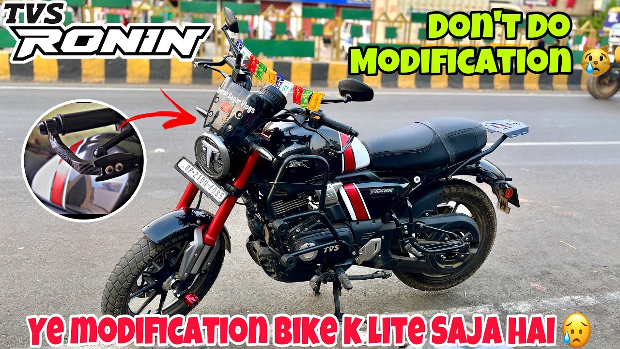 TVS Ronin 225 don’t do these type modifications | Review of Ronin ...