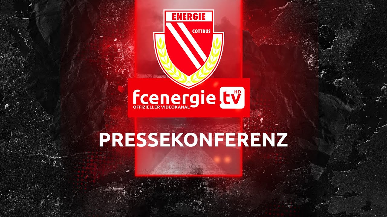 FC Energie Cottbus | Pressekonferenz nach dem Spiel gegen den Chemie ...