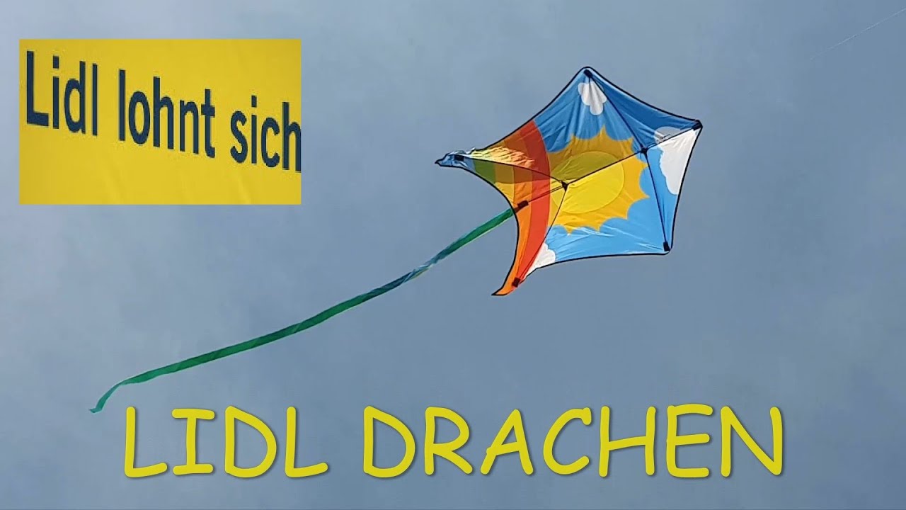 Regenbogendrachen - Lidl lohnt sich 2024 - Rainbow Kite - YouTube