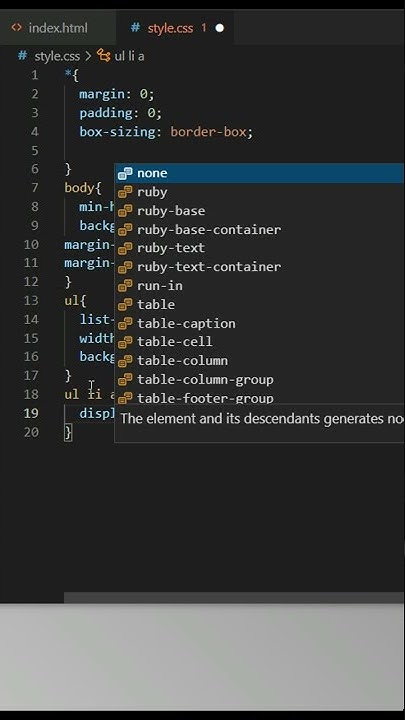 Vertical Navigation Bar In Html and CSS. #html #css - YouTube