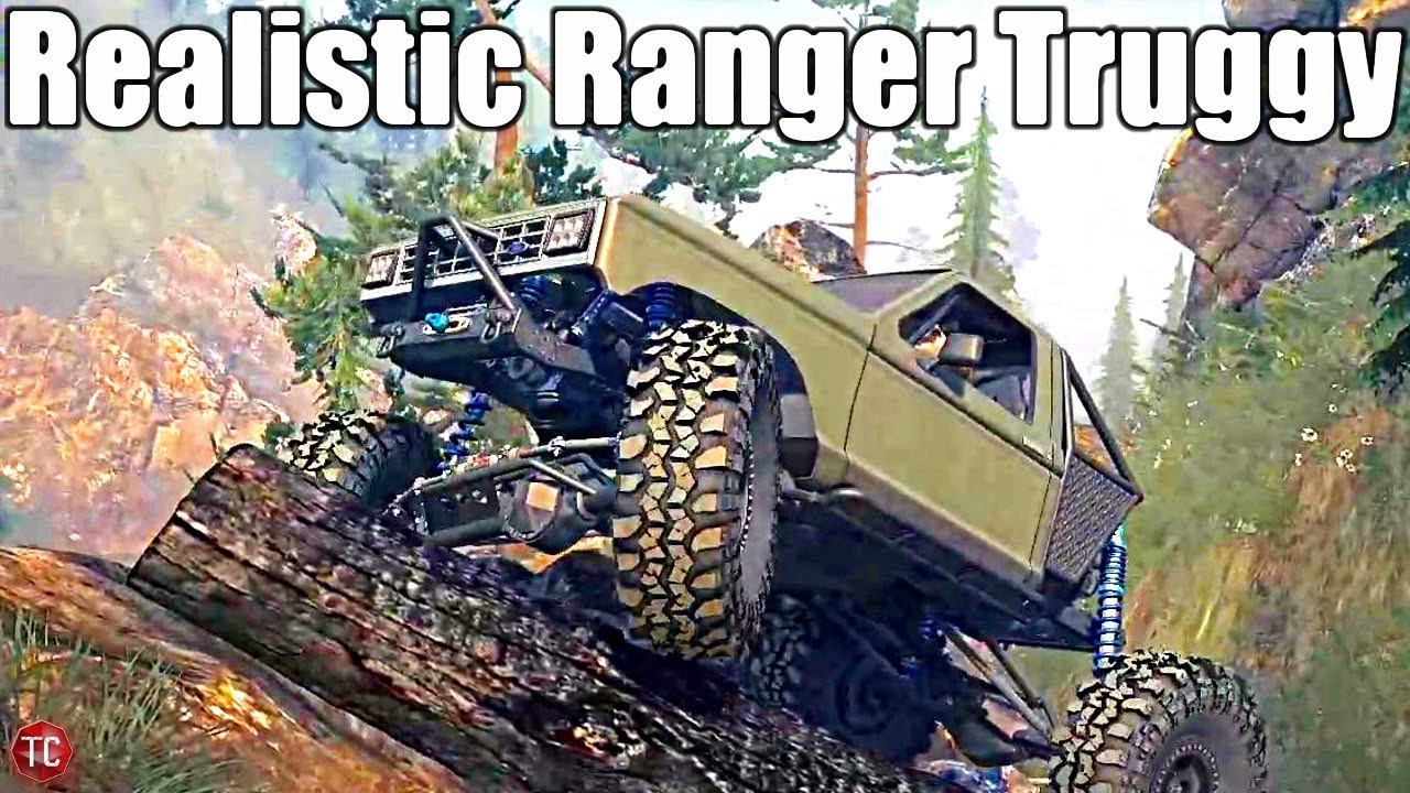 SpinTires MudRunner: NEW, REALISTIC Ford Ranger Truggy! - YouTube