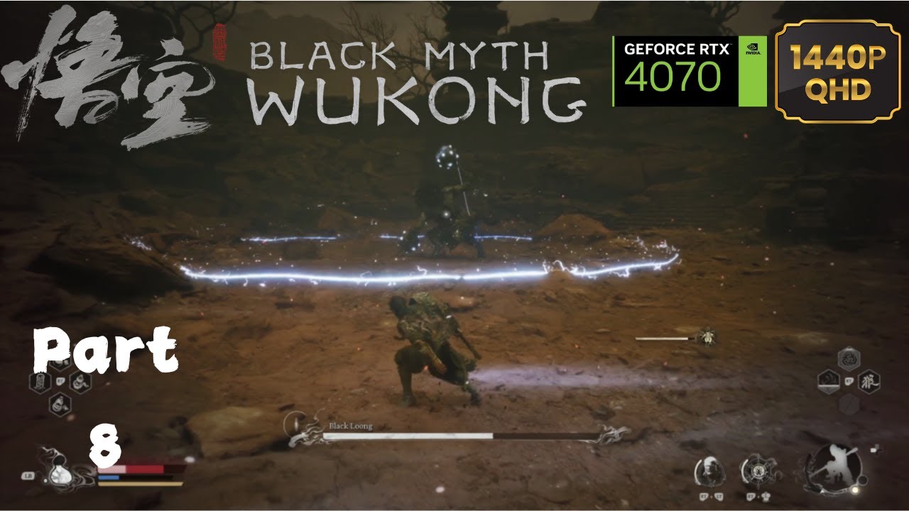 Black Loong [Black Myth Wukong Part 8] | RTX4070 1440p 60fps - YouTube