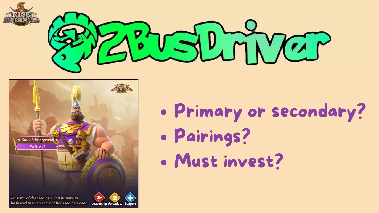 Philip II [First Thoughts] Rise of Kingdoms - YouTube