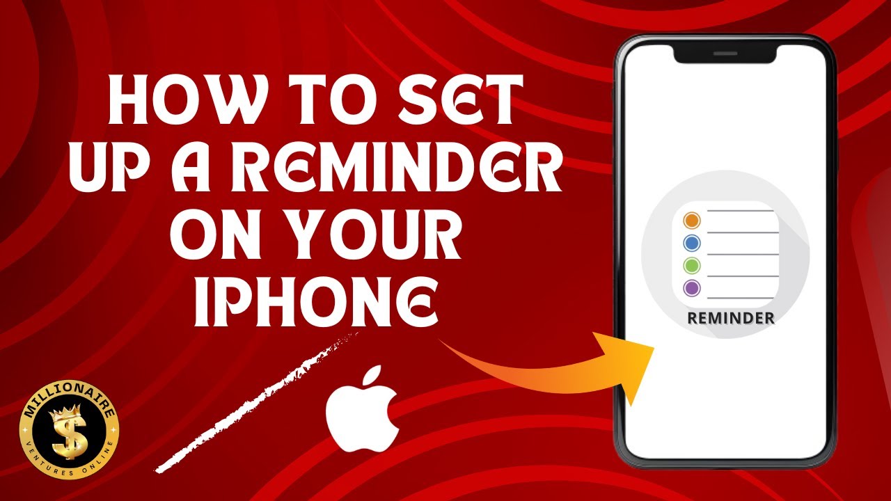 How To Set Up a Reminder On Your IPhone [Full Guide] - YouTube