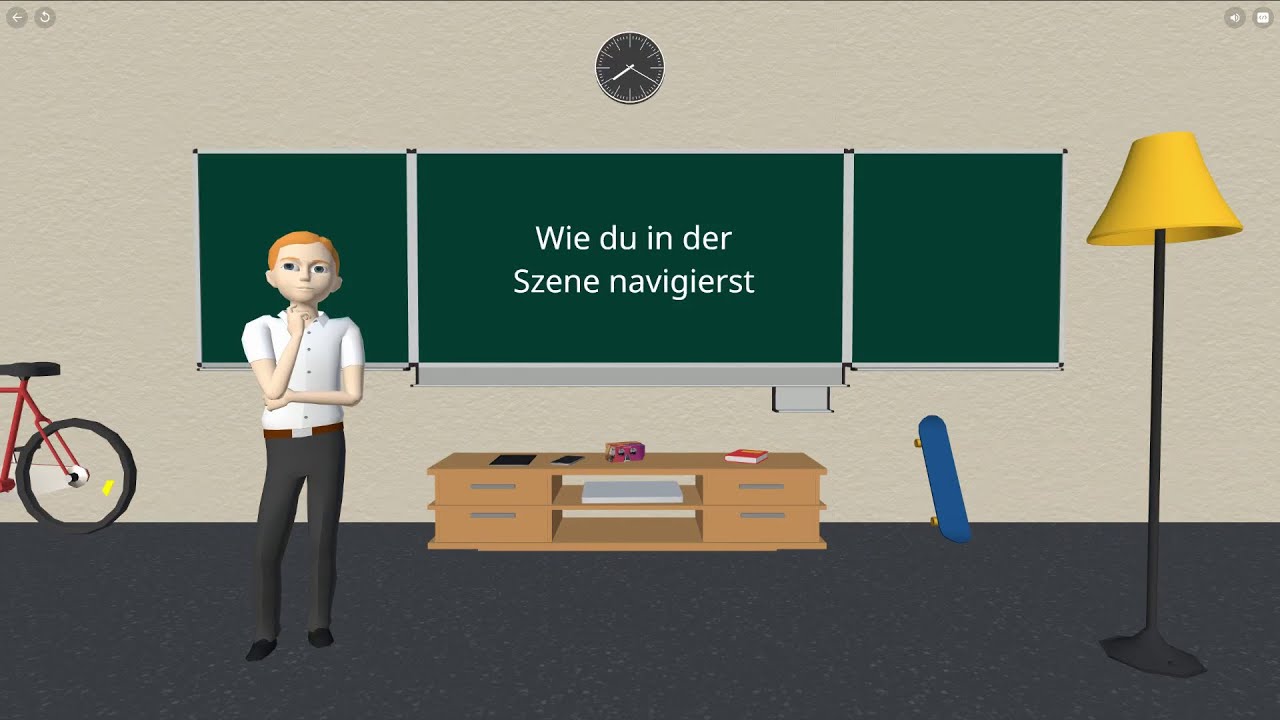 Cospaces EDU | Grundlagen-Tutorial | Schritt 2/4: Die Navigation - YouTube